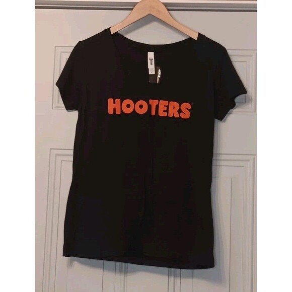 Hooters | Tops | Original Black Hooters Girl Uniform Official Party ...